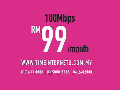 Time internet | 100mbps Only Rm99 Easy and Fast Approval: Internet ...