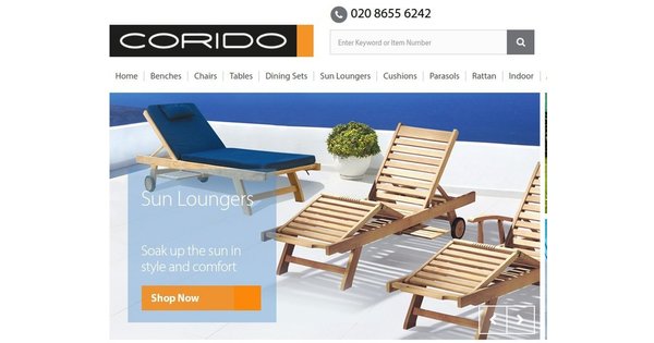 Corido Garden Furniture: Furniture in United Kingdom - Shopping