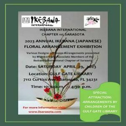 2023 Annual Ikebana (Japanese) Floral Arrangement Exhibition, Saturday ...