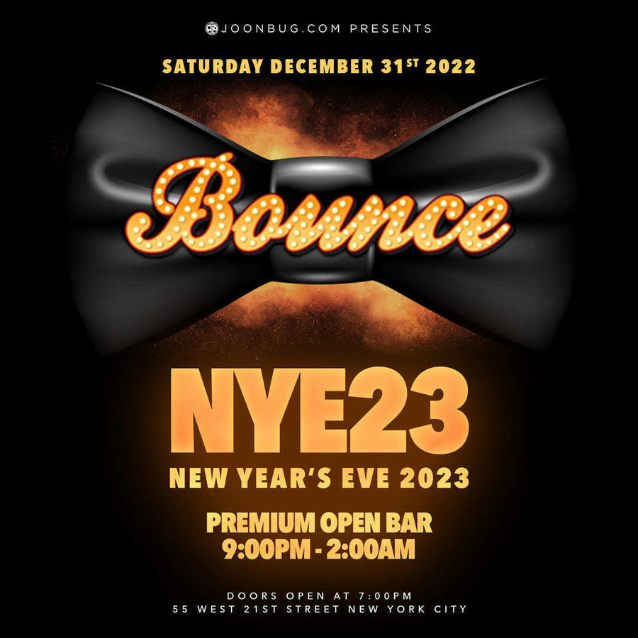 Bounce New York Eve 2023, Saturday, 31 Dec 2022 - Bounce Sporting Club ...