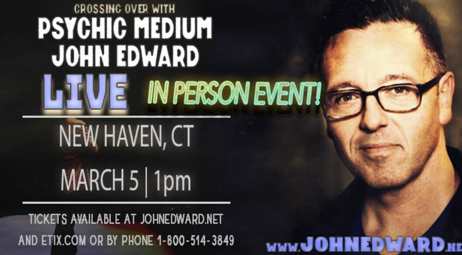 Crossing Over with Psychic Medium John Edward Live!, Sunday, 05 Mar ...