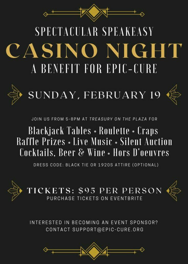Epic-cure Presents- Spectacular SpeakEasy Casino Night at the ...