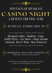 Epic-cure Presents- Spectacular SpeakEasy Casino Night at the ...