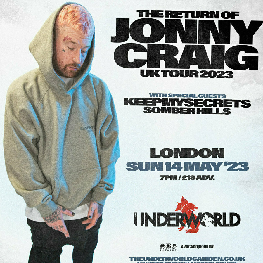 Jonny Craig at The Underworld - London, Sunday, 14 May 2023 - The ...