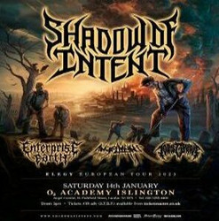 Shadow Of Intent at O2 Academy Islington - London, Saturday, 14 Jan ...