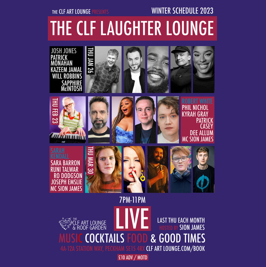 The Clf Laughter Lounge (Last Thurs each month), Thursday, 23 Feb 2023 ...