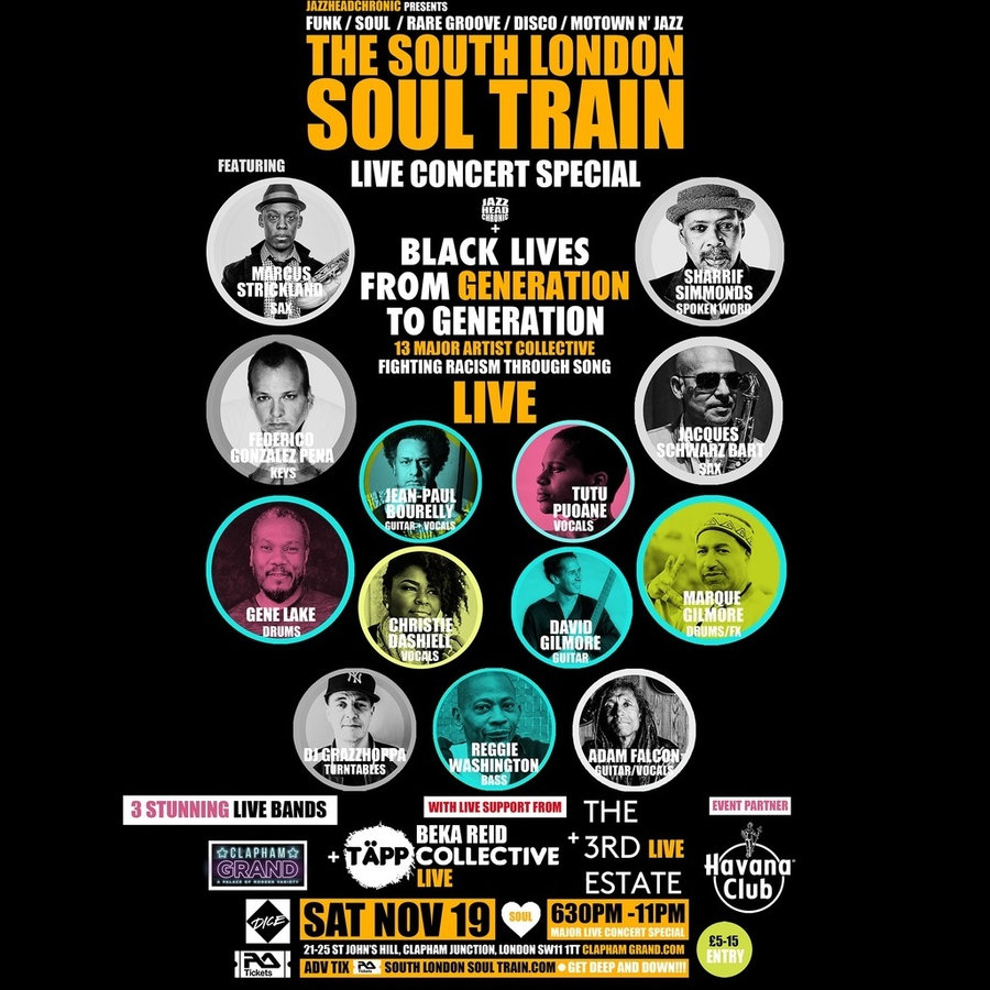 The South London Soul Train Live Concert Special with Black Lives Gen 2 ...
